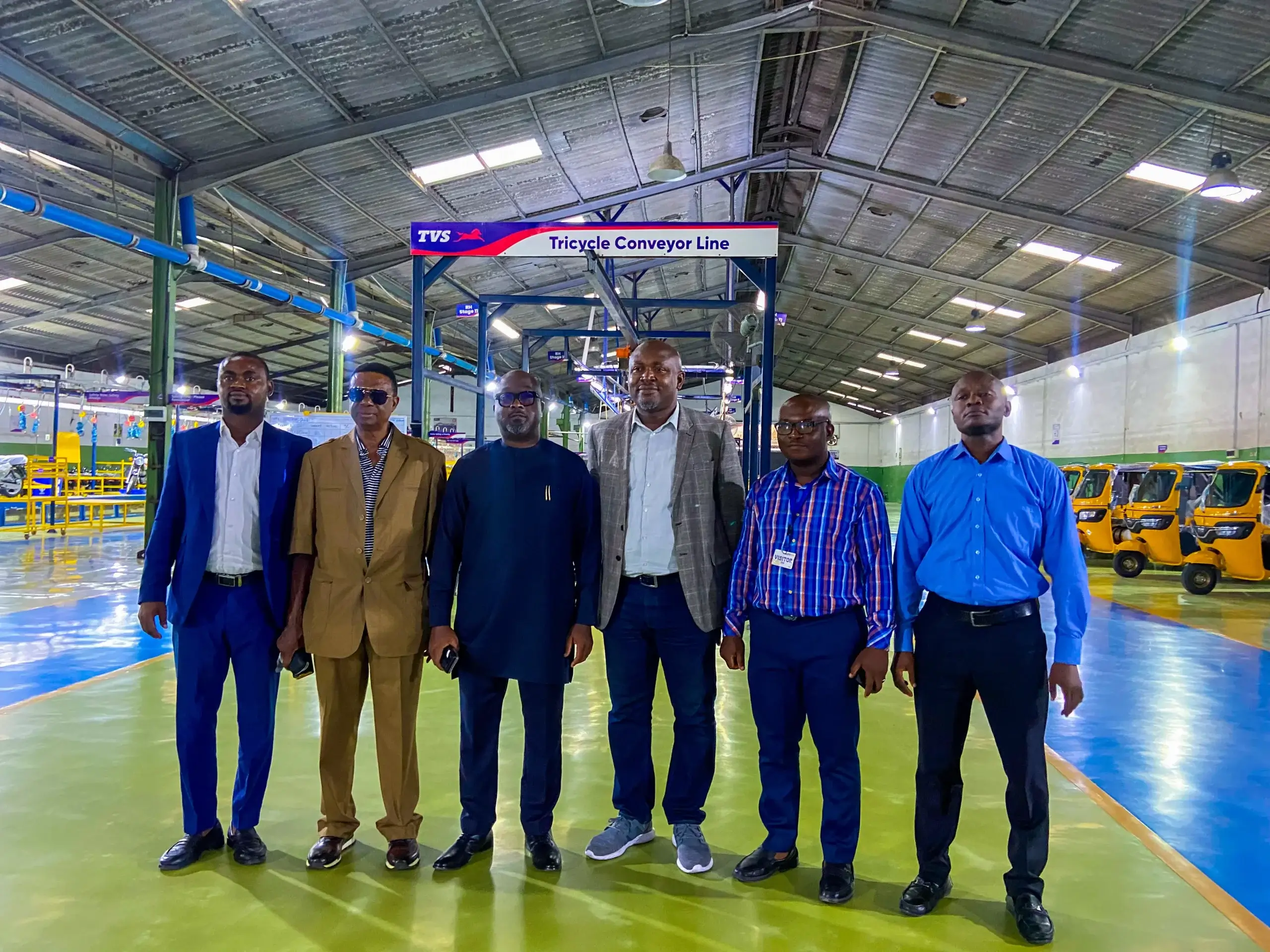 ECCIMA Visits TVS Cargo Assembly Plant in Lagos - TVS Nigeria